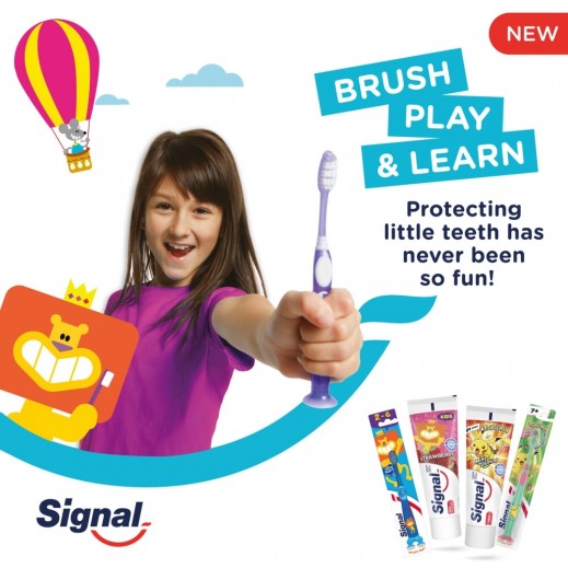 Buy Signal Toothpaste Strawberry For Kids 2-6 Years - 5 × 75 ml | توصيل ...