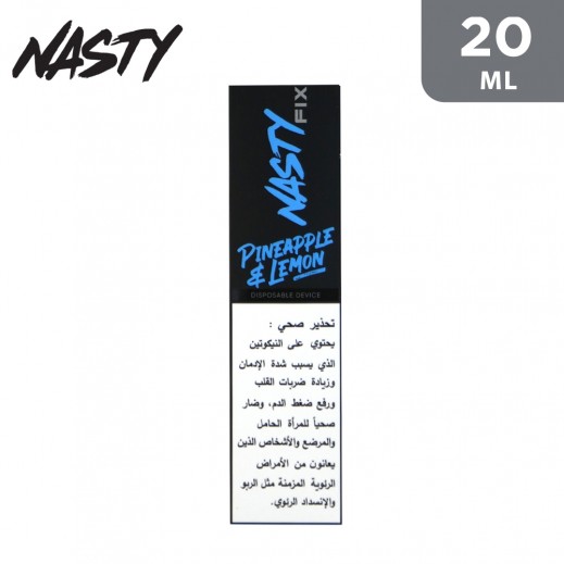 Buy Nasty Fix Disposable Pod Device 300 Puffs Pineapple & Lemonade (slow blow) | توصيل Taw9eel.com