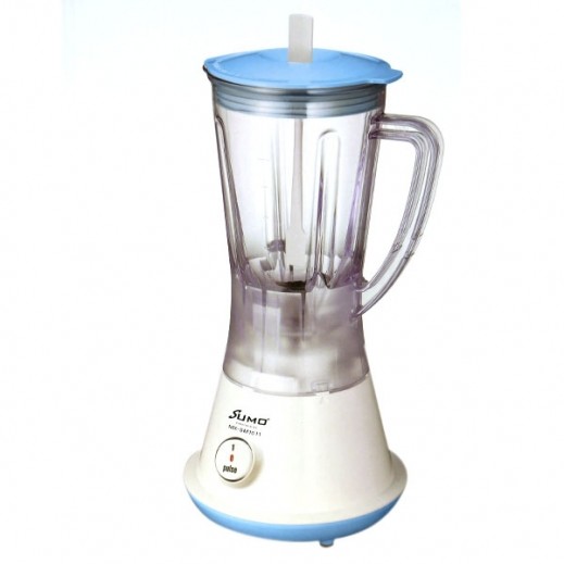 Sumo 2 in 1 Blender with Mill 450W - white & blue | توصيل Taw9eel.com