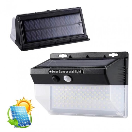 Buy Solar Powered LED Wall Light with Motion Sensor | توصيل Taw9eel.com