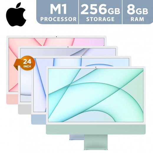 Apple Desktop iMac 24-inch M1 chip with 8 core CPU 256GB | توصيل ...