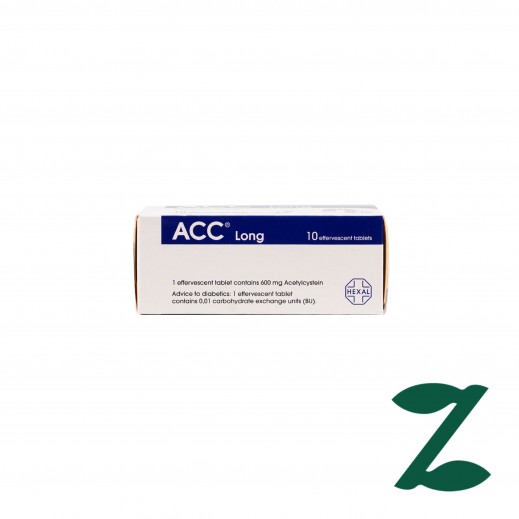 Buy Acc Long Eff Tablets 600 mg 10 Tabs - delivered by Pharmazone ...