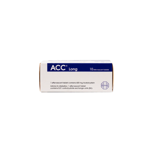 Buy Acc Long Eff Tablets 600 mg 10 Tabs - delivered by The Pharmacy ...