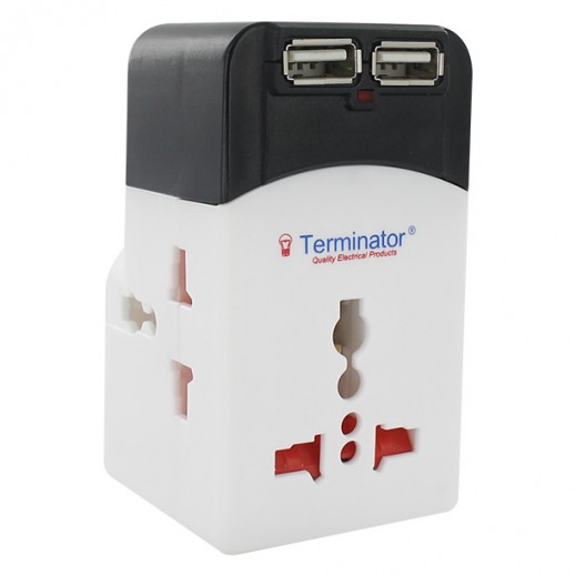 Buy Terminator TMA-36U2 with 2USB Charger,3way X13A Universal Multi ...