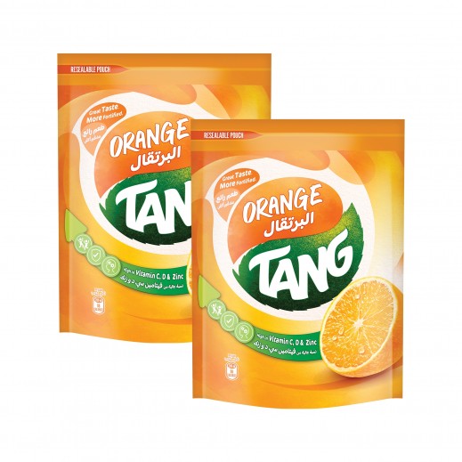 Buy Tang Orange Powder Mix Drink Pouch 2 x 375 g | توصيل Taw9eel.com