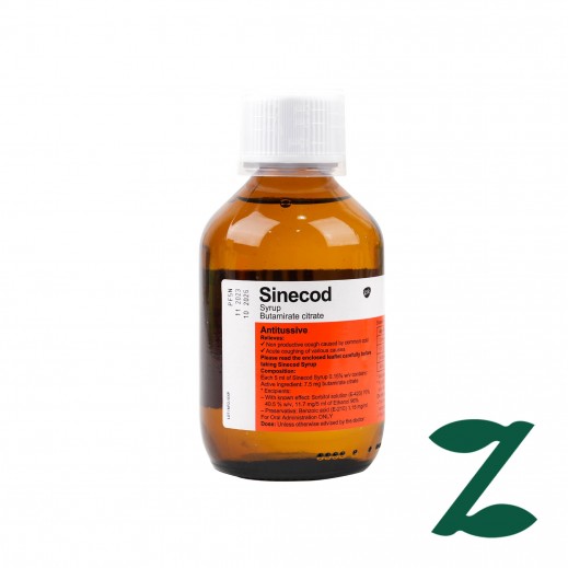Buy Sinecod Cough Syrup 200 ml - Delivered by Pharmazone - delivered by ...