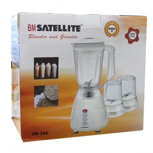 BM Satellite Unbreakable Jar Mixer With 2 Grinder BM-346 | توصيل ...