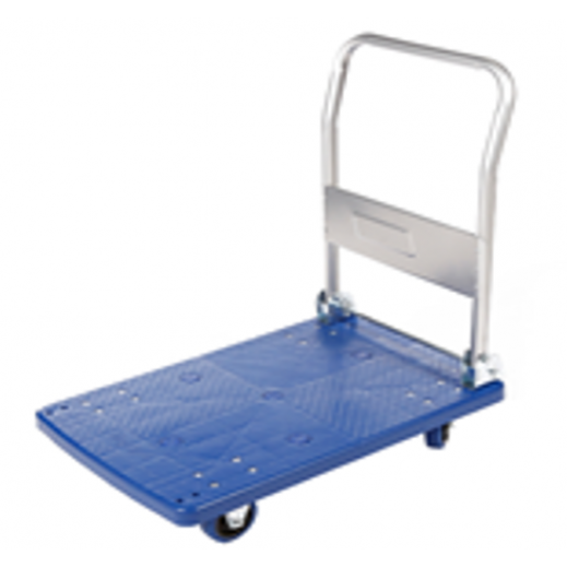Buy Foldable Hand Trolley Blue 720 x 480 x 830 mm | توصيل Taw9eel.com