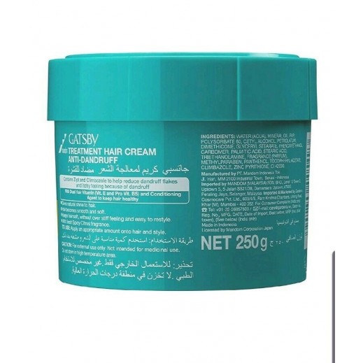 Buy Gatsby Anti Dandruff Hair Cream 250 g | توصيل Taw9eel.com