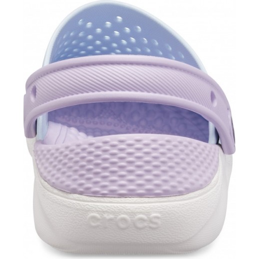 Buy Crocs Sky Blue & Violet LiteRide Girls Clogs | توصيل Taw9eel.com