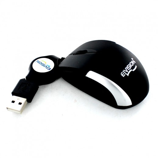 Elvision USB Retractable Mouse M106 | توصيل Taw9eel.com