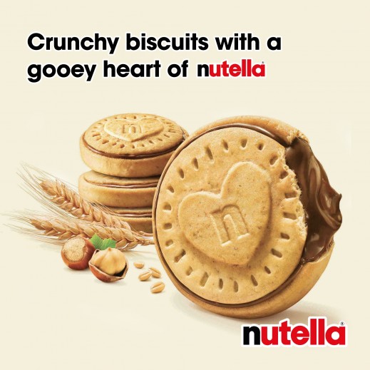 Buy Nutella Biscuit Chocolate Biscuit Pack of 12 Biscuits - 166g ...