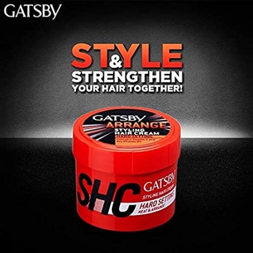 Buy Gatsby Hard Setting Styling Hair Cream 250 g | توصيل Taw9eel.com