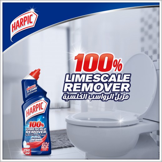 Buy Harpic Original Limescale Remover Toilet Cleaner Liquid 750 ml | توصيل Taw9eel.com