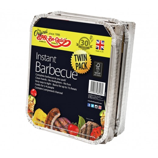 Buy Bar-Be-Quick Instant Disposable Barbecue Set Twin Pack | توصيل ...