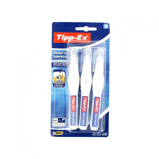Bic Tipp-Ex Shake N' Squeeze Correction Pens Set | توصيل Taw9eel.com