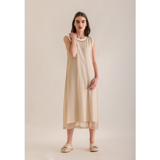 Buy The Loft Golden Shimmer Double Dress - delivered by Thouqi within 2 ...