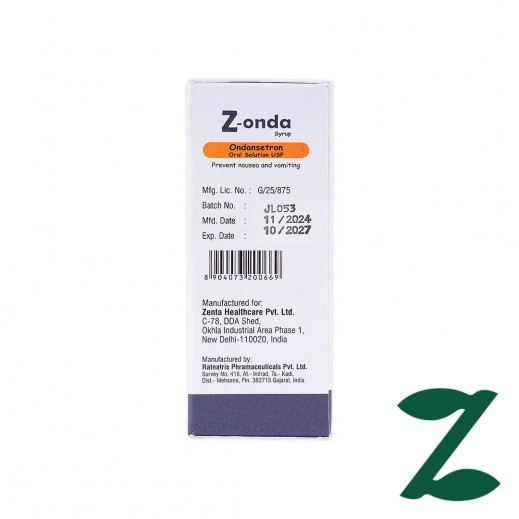 Buy Z-Onda Syrup 30 Ml - delivered by Pharmazone Pharmacy - within 2 ...