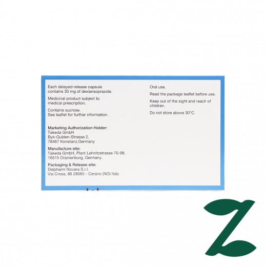 Buy Dexilant 30 Mg 28 Capsules - delivered by Pharmazone Pharmacy ...