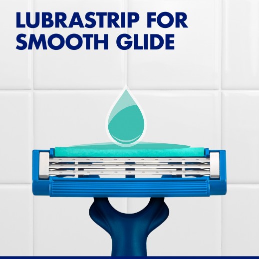 Buy Gillette Blue3 Simple Men's Disposable Razors - 8+2 Count | توصيل ...