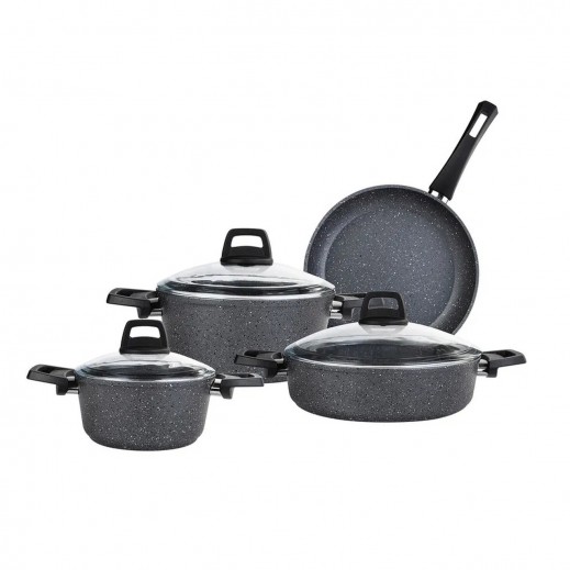 Buy Karaca Atlas Biogranite Cookware Set 7 Pieces | توصيل Taw9eel.com
