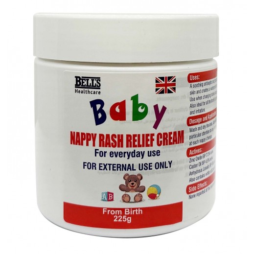 Buy Bells Baby Nappy Rash Relief Cream 225G - delivered by Pharmazone ...