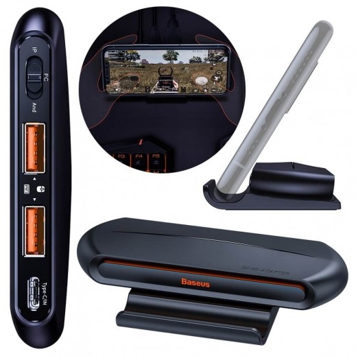 Buy Baseus GAMO Mobile Game Adapter Button Suit - Black | توصيل Taw9eel.com