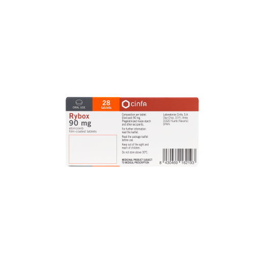 Buy Rybox 90Mg 28 Tablets - delivered by The Pharmacy - within 2 Hours ...