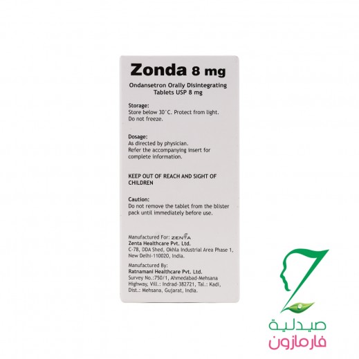 Buy Zonda 8mg 30 Tablets - delivered by Pharmazone Pharmacy - within 2 ...