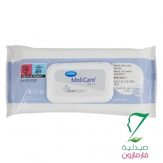 Buy Hartmann Molicare Moist Skin Care Tissues 50Pcs - delivered by ...