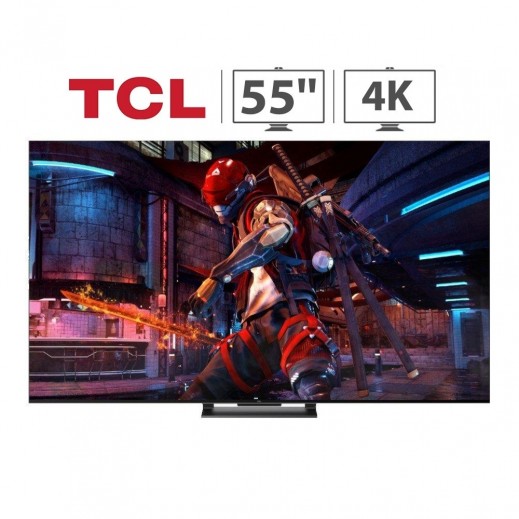 Buy TCL C745 Series 55" 4K QLED Smart Google TV - delivered by Xcite within 3 working days ...