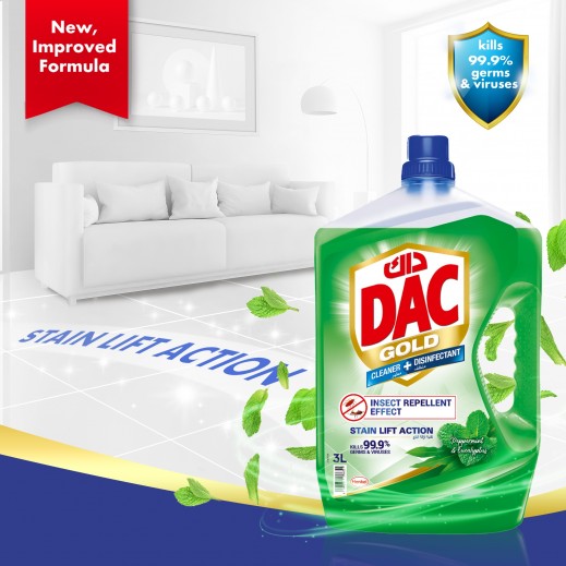Buy Dac Gold Disinfectant Cleaner 3 L | توصيل Taw9eel.com