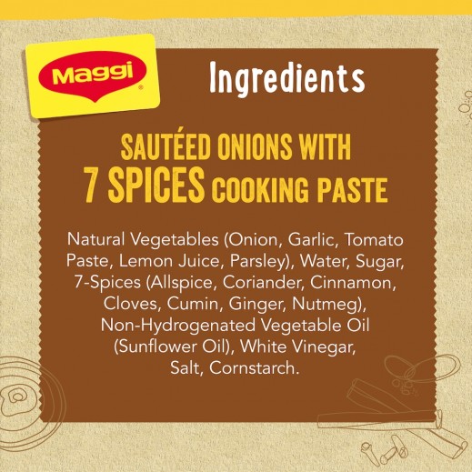 Buy Maggi Sauteed Onions With 7 Spices Cooking Paste 200 g | توصيل ...