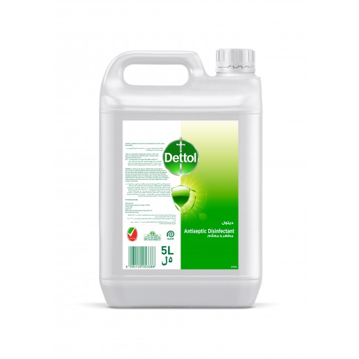 Buy Dettol Antiseptic Germicide Disinfectant Liquid 5 L | توصيل Taw9eel.com