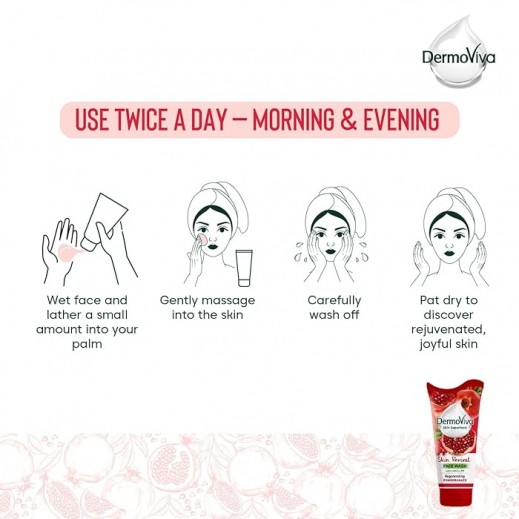 Buy Dermoviva Skin Revival Face Wash 150 ml | توصيل Taw9eel.com