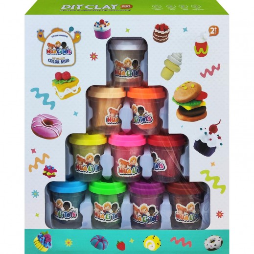 Buy Diy Clay For Unisex 10 Pieces - 3+ Years - delivered by Waleed Toys ...
