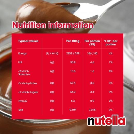 Buy Nutella Hazelnut Chocolate Spread 6×15g - delivered by Taw9eel Fast ...