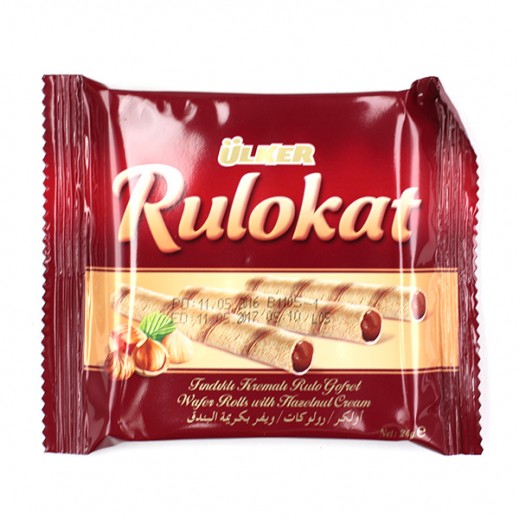 Buy Ulker Rulokat Wafer Chocolate 24 g (24 Pieces) - delivered by ...