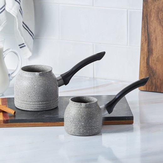 Buy Karaca Darkstone Coffee Pot Set 2 Pieces | توصيل Taw9eel.com