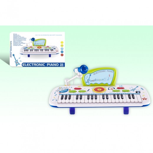 Buy 37 Keys Electronic Piano Organ - Blue - delivered by Wemzy Company for retail & Wholesale ...