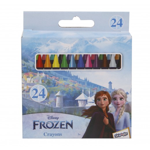 Buy Skoodle Frozen Crayons - 24 Pieces | توصيل Taw9eel.com