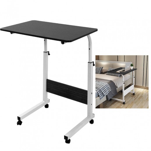 Buy Adjustable Height Laptop Table with Wheels | توصيل Taw9eel.com
