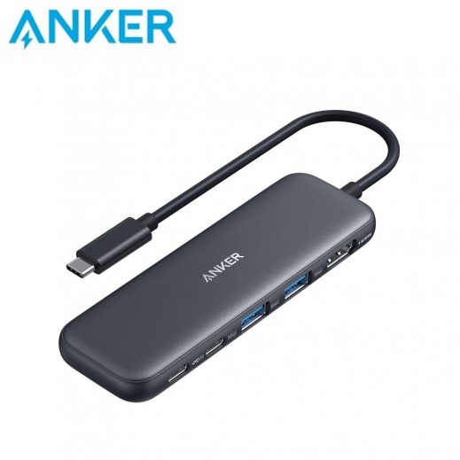 Buy Anker 332 USB-C Hub 5-in-1 -Black | توصيل Taw9eel.com