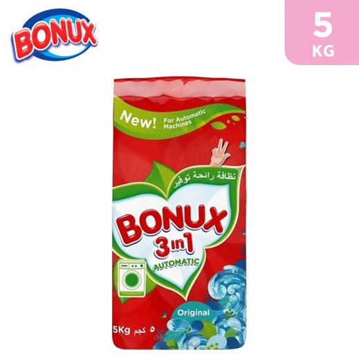 Buy Bonux Semi Automatic Original Detergent Powder 5 Kg | توصيل Taw9eel.com