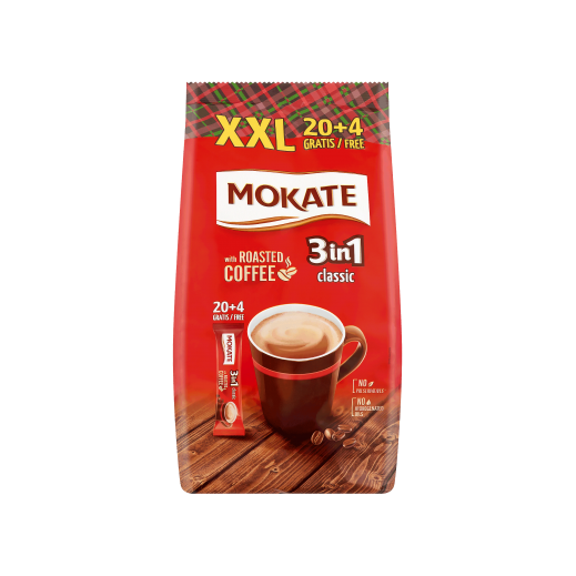 Buy Mokate 3 In1 Display Pion Classic Instant Coffee 24 x 17 g | توصيل Taw9eel.com