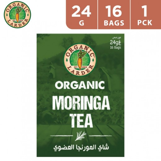 Buy Organic Larder Moringa Tea 24 g | توصيل Taw9eel.com