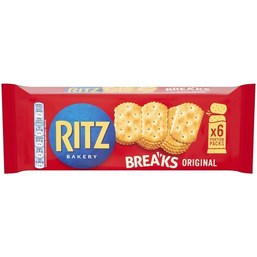 Buy Ritz Breaks Original Biscuit 6 Pack 190 g | توصيل Taw9eel.com