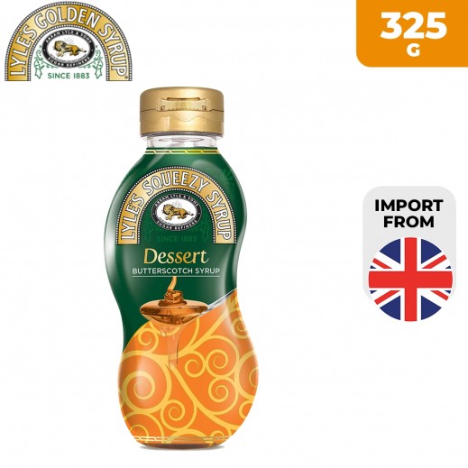 Buy Lyle’s Squeezy Butterscotch Topping Syrup 325 g | توصيل Taw9eel.com