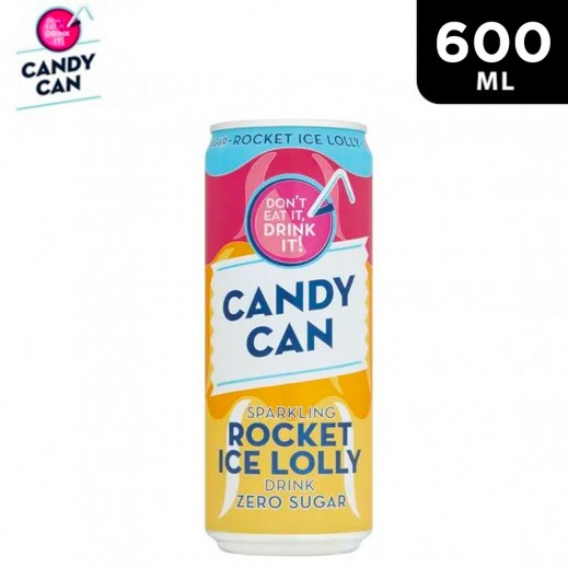 Buy Candy Can Sirub Rocket Ice Lolly Bottle Can 600 ml | توصيل Taw9eel.com