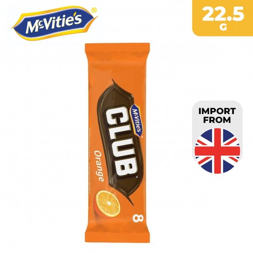 Buy McVitie's Orange Club Biscuits 22.5 g | توصيل Taw9eel.com